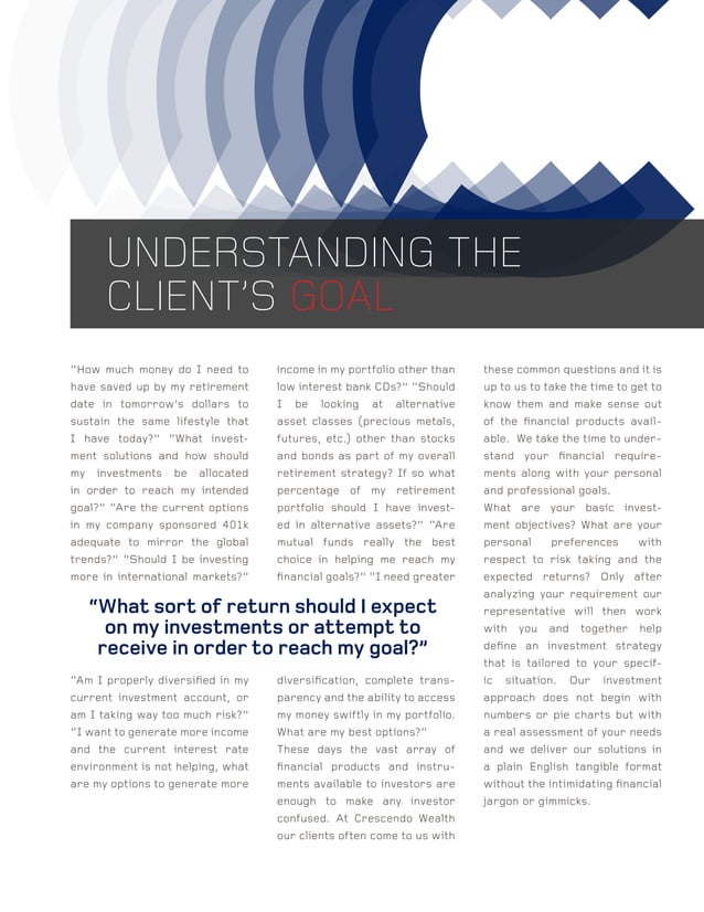 Crescendo Wealth Brochure | PDF