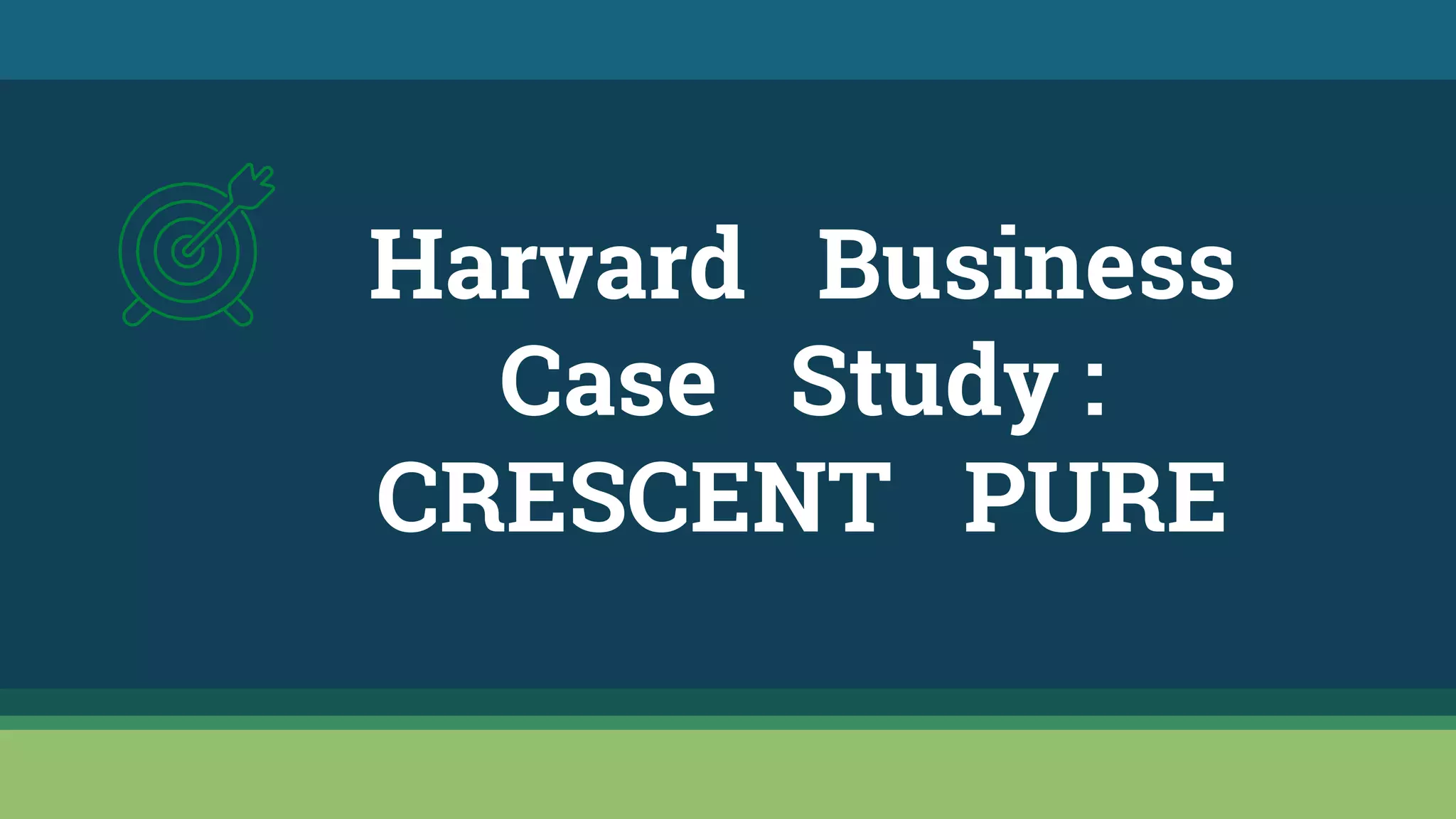 Crescent Pure energy drink- case study | PPTX