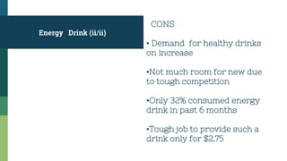 Crescent Pure energy drink- case study | PPTX