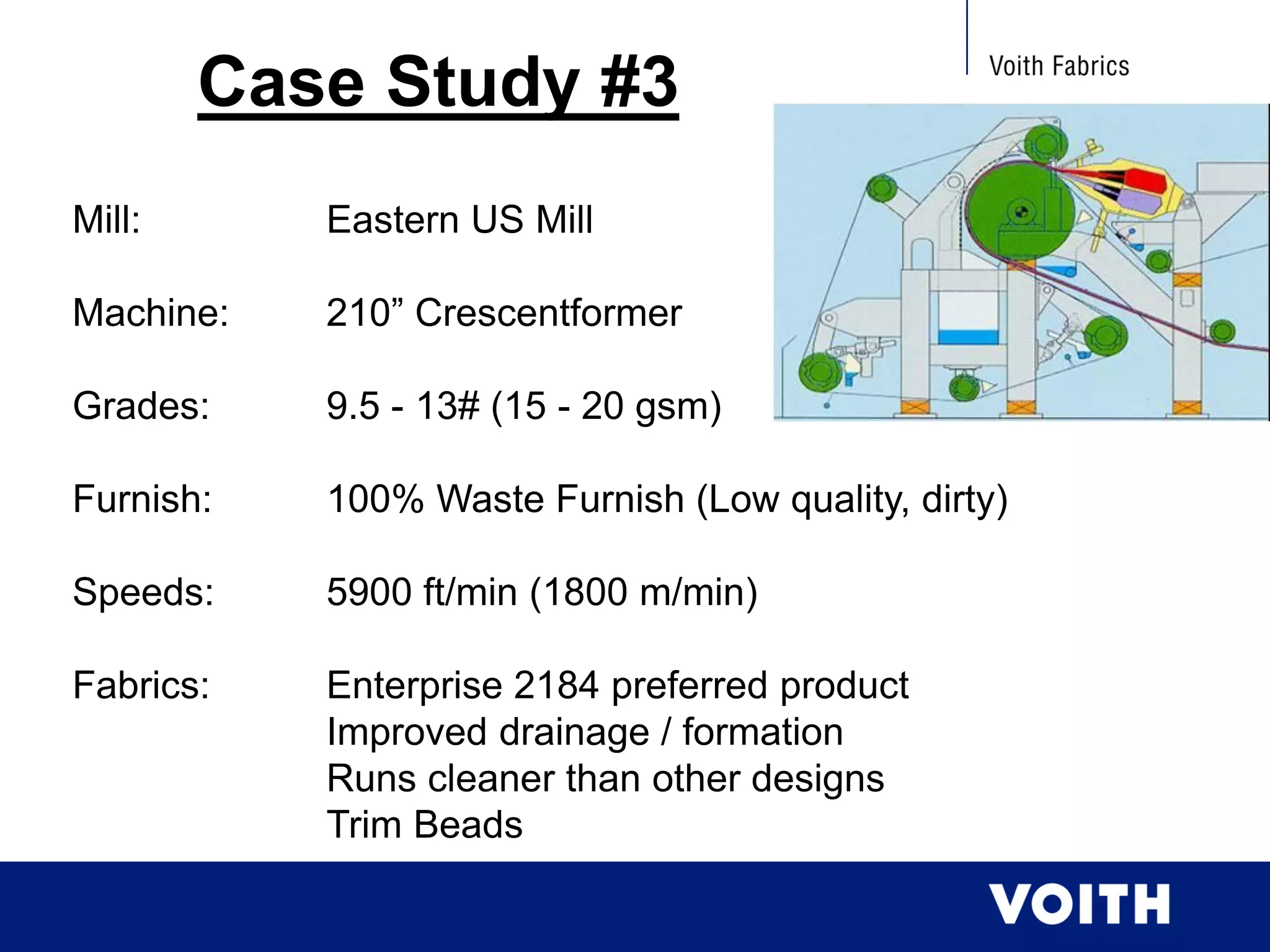 Crescentformer general process. tissue machine Voith | PDF