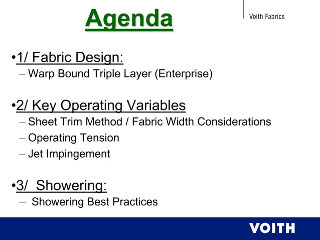 Crescentformer general process. tissue machine Voith | PDF