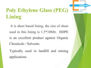 Crescent PPG/FRP lining services Bhopal | PPT