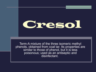 Cresol bunch | PPT | Skin Care | Beauty