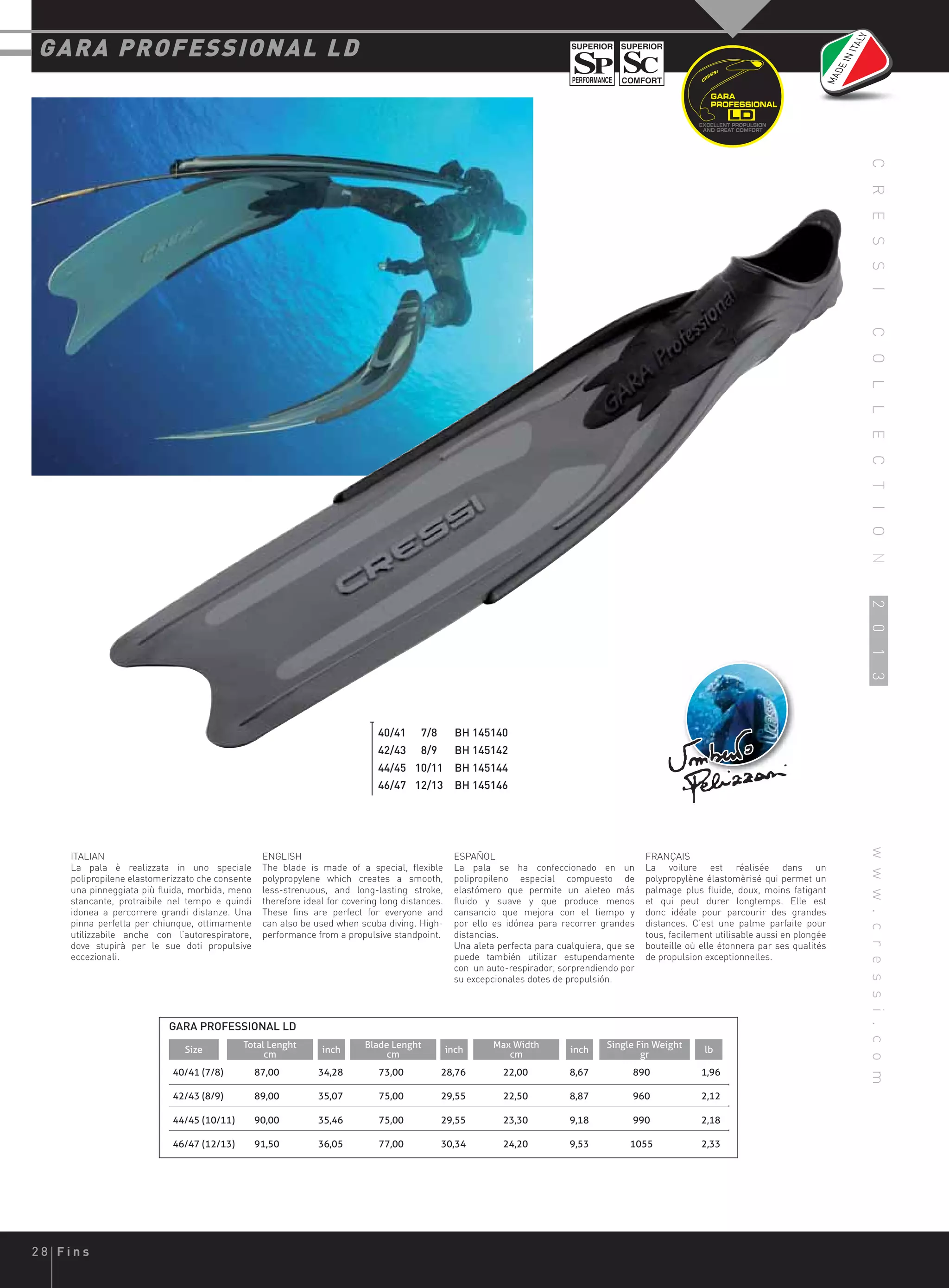 Cressi Spearfishing Catalogue 2013 | PDF