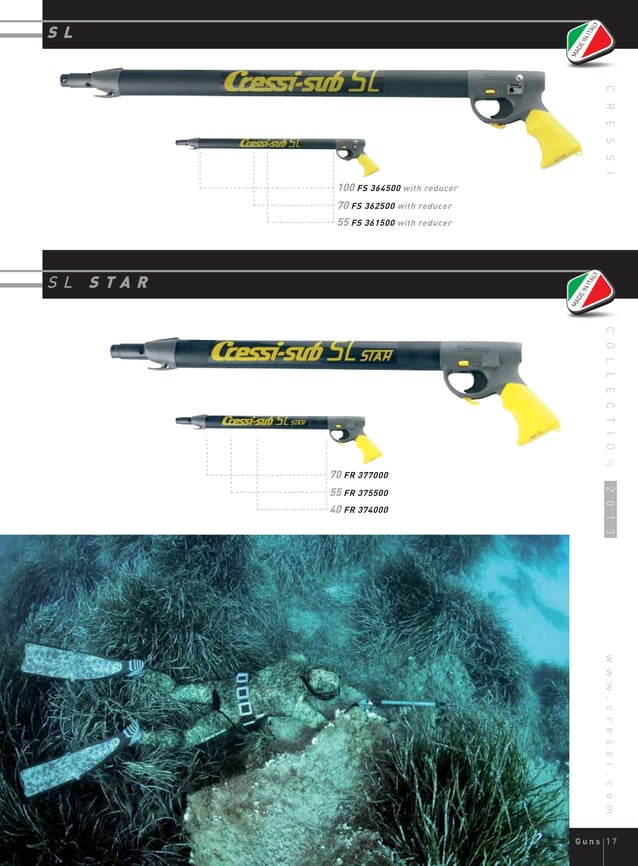 Cressi Spearfishing Catalogue 2013 | PDF