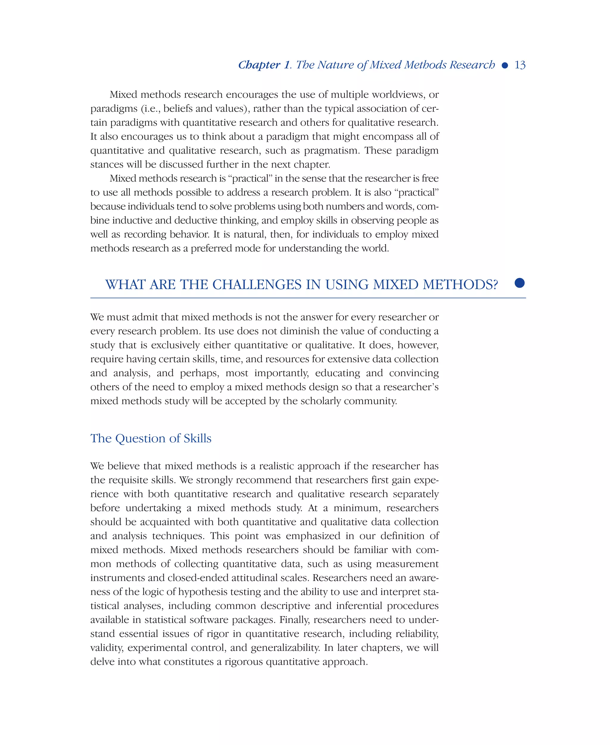 Cress well mix method design chapter 1 | PDF
