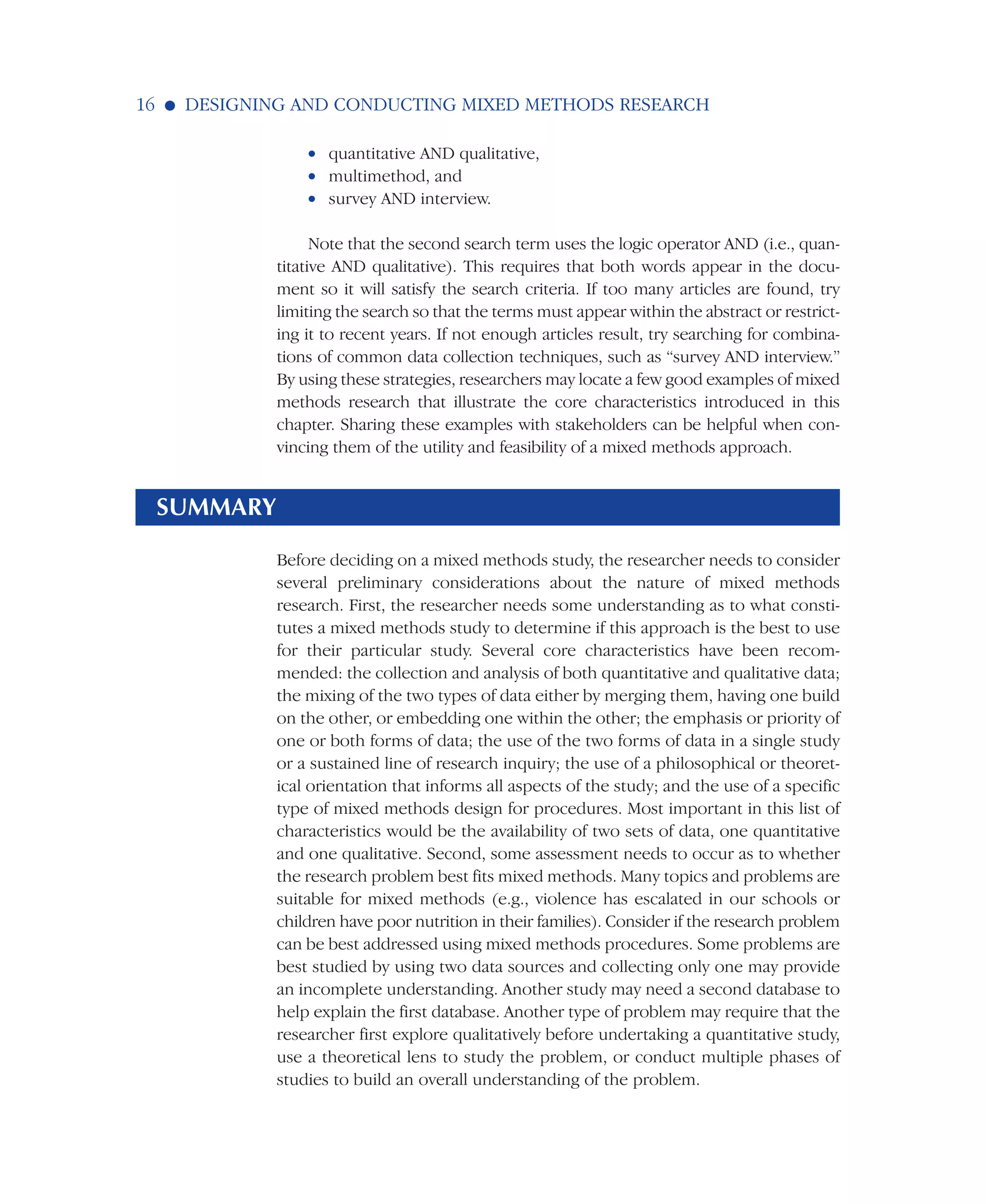 Cress well mix method design chapter 1 | PDF