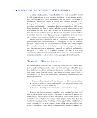 Cress well mix method design chapter 1 | PDF