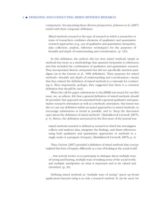 Cress well mix method design chapter 1 | PDF