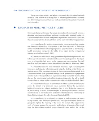 Cress well mix method design chapter 1 | PDF