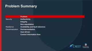 CREST Overview | PPTX | Cloud Computing | Internet