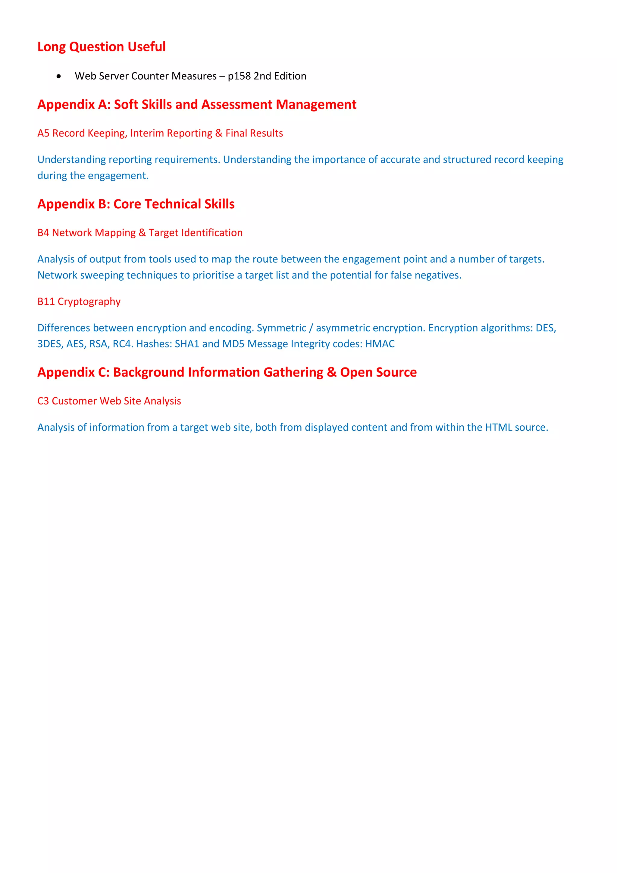 CREST CCT Lab Prep Notes | PDF