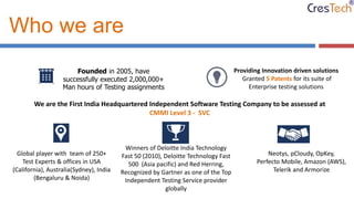 CresTech Corporate Presentation | PPT