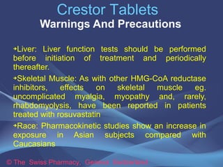 Crestor Tablets to treat high cholesterol and related conditions | ODP