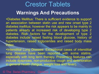 Crestor Tablets to treat high cholesterol and related conditions | ODP