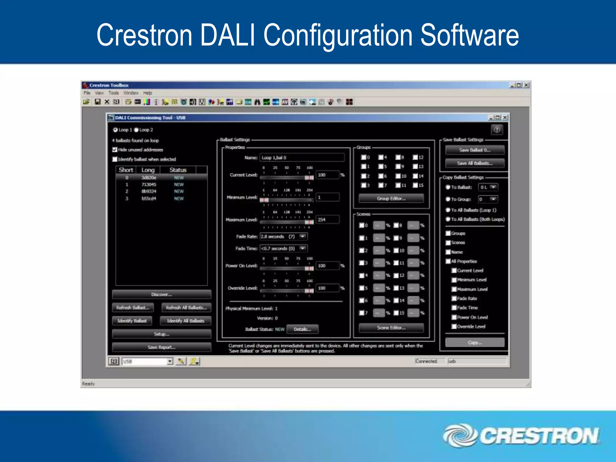 The Crestron DALI Ballast Solution | PPTX
