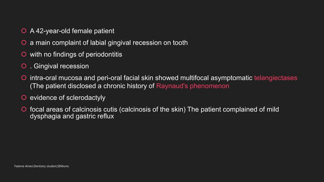 Crest syndrome | PPTX