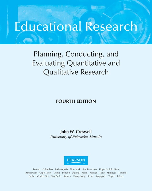 creswell book.pdf | Educational Assessment | Education