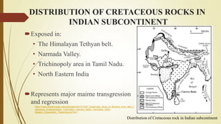Correlation of Cretaceous of Trichinopoly and Narmada basin.pptx