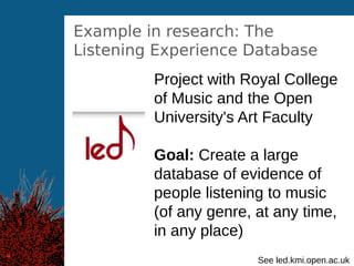 Putting Intelligence in Open Data - With examples in education | PPT