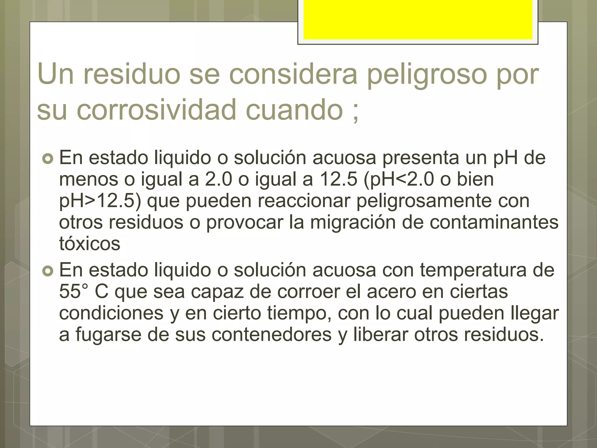 Cretib corrosividad | PPTX