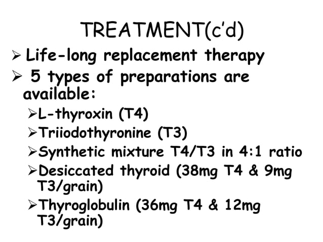 Cretinism & hypothyroidism in children | PPTX