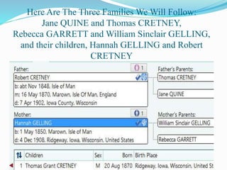 Building a Family Tree from Online Sources | PPTX