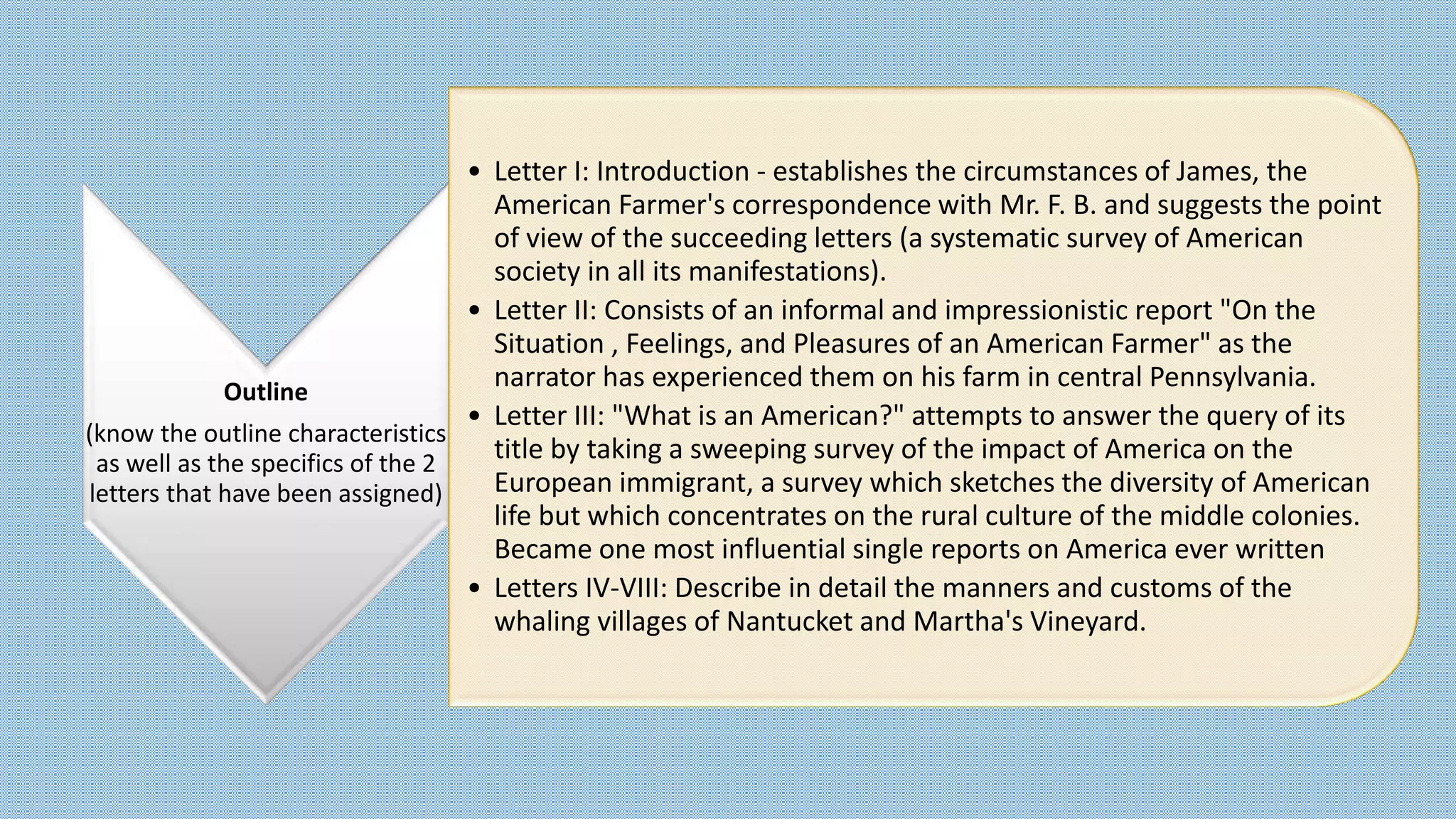 Creveceour – letters from an american farmer | PPTX