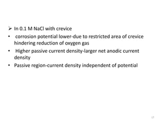 Crevice corrosion | PPTX