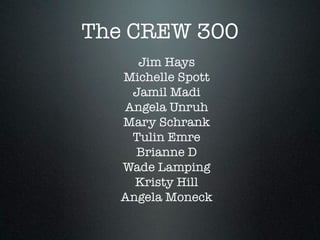 CREW Call: Summit Secrets | PPT