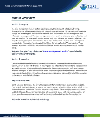 crew management system market | PDF
