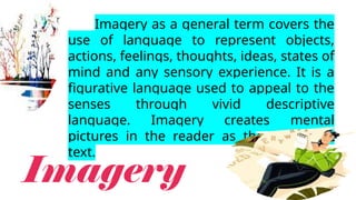 CREATIVE WRITING-IMAGERY, DICTION & FIGURE OF SPEECH | PPTX