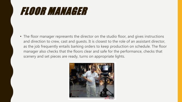 Crew Roles Presentation | PPTX