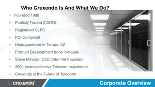 Crexendo Sales Competition Presentation for CSUF Students | PDF