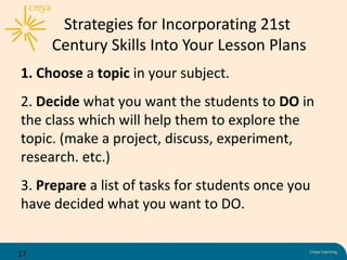 Creya_21st Century Skills | PDF