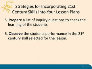 Creya_21st Century Skills | PDF
