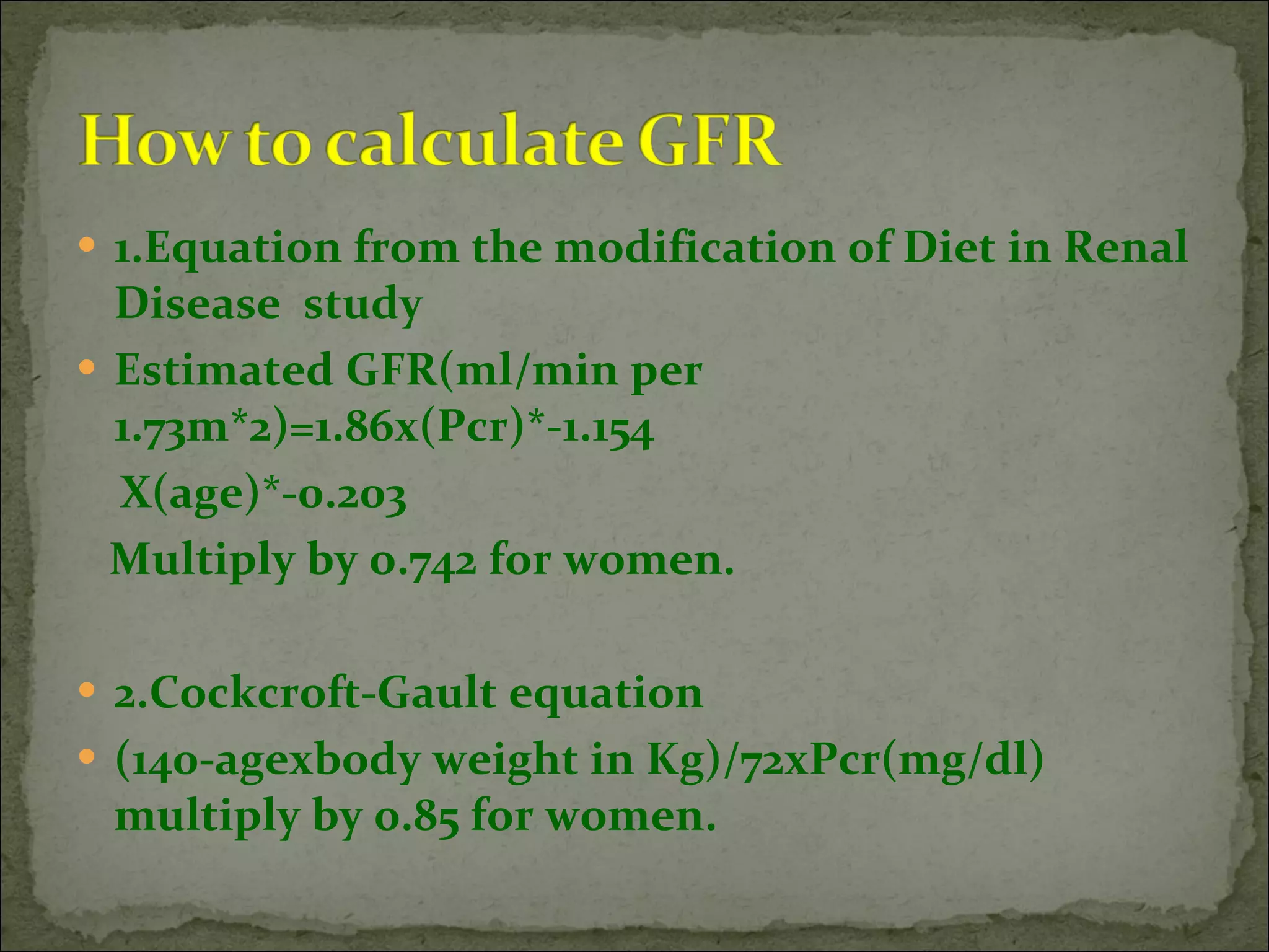 CME: Chronic Renal failure | PPT