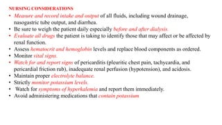 CHRONIC RENAL FAILURE AND HYDRONEPHROSIS | PPT