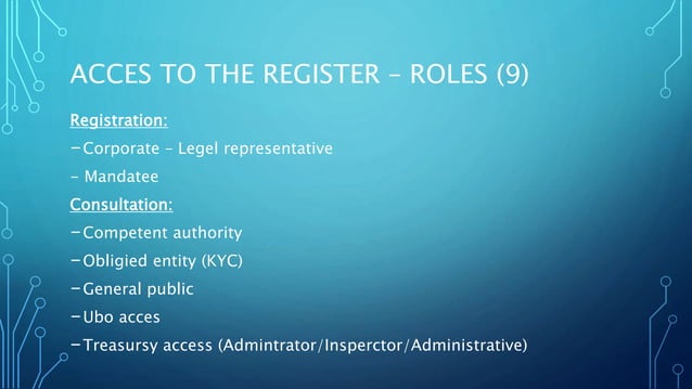 Ultimate Beneficial Ownership Register - Belgium | PPTX