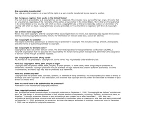 Copyright FAQ | PDF | Law