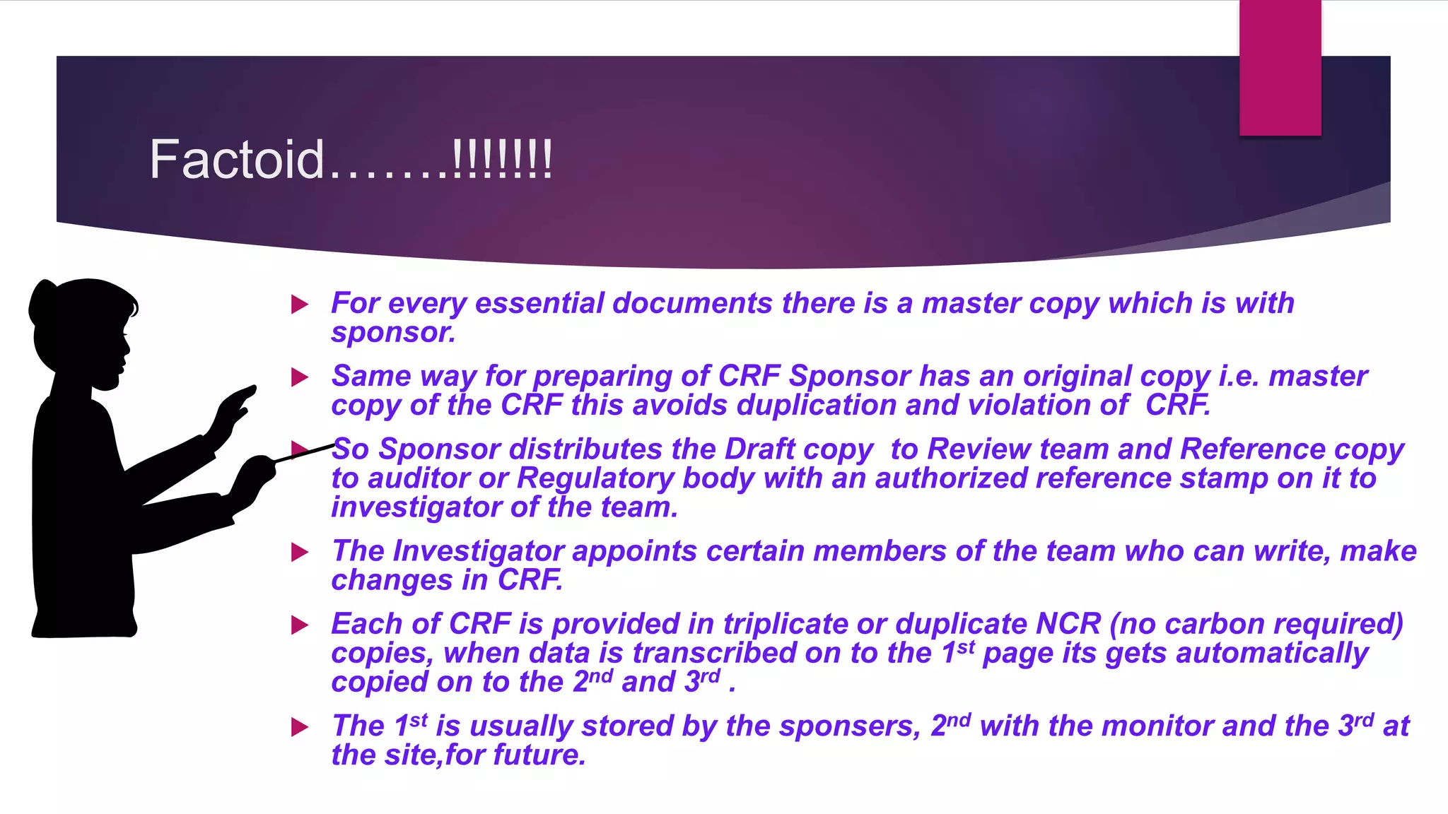 Case Report Form (CRF) | PPTX