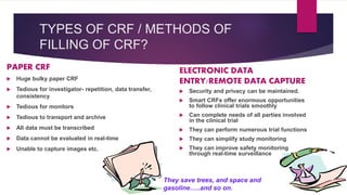 Case Report Form (CRF) | PPTX