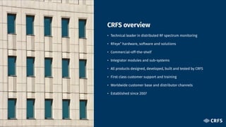 CRFS company overview | PPT