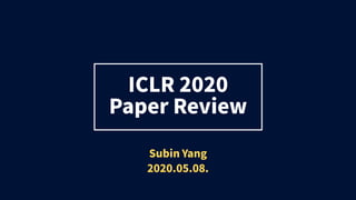 [CRGAN 리뷰] Consistency Regularization for Generative Adversarial Networks | PPT