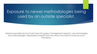 CRG DevCo’s advantages of outsourcing Project Management | PPT