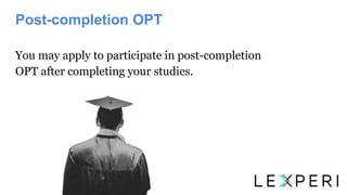 What you should know about OPT | PPT