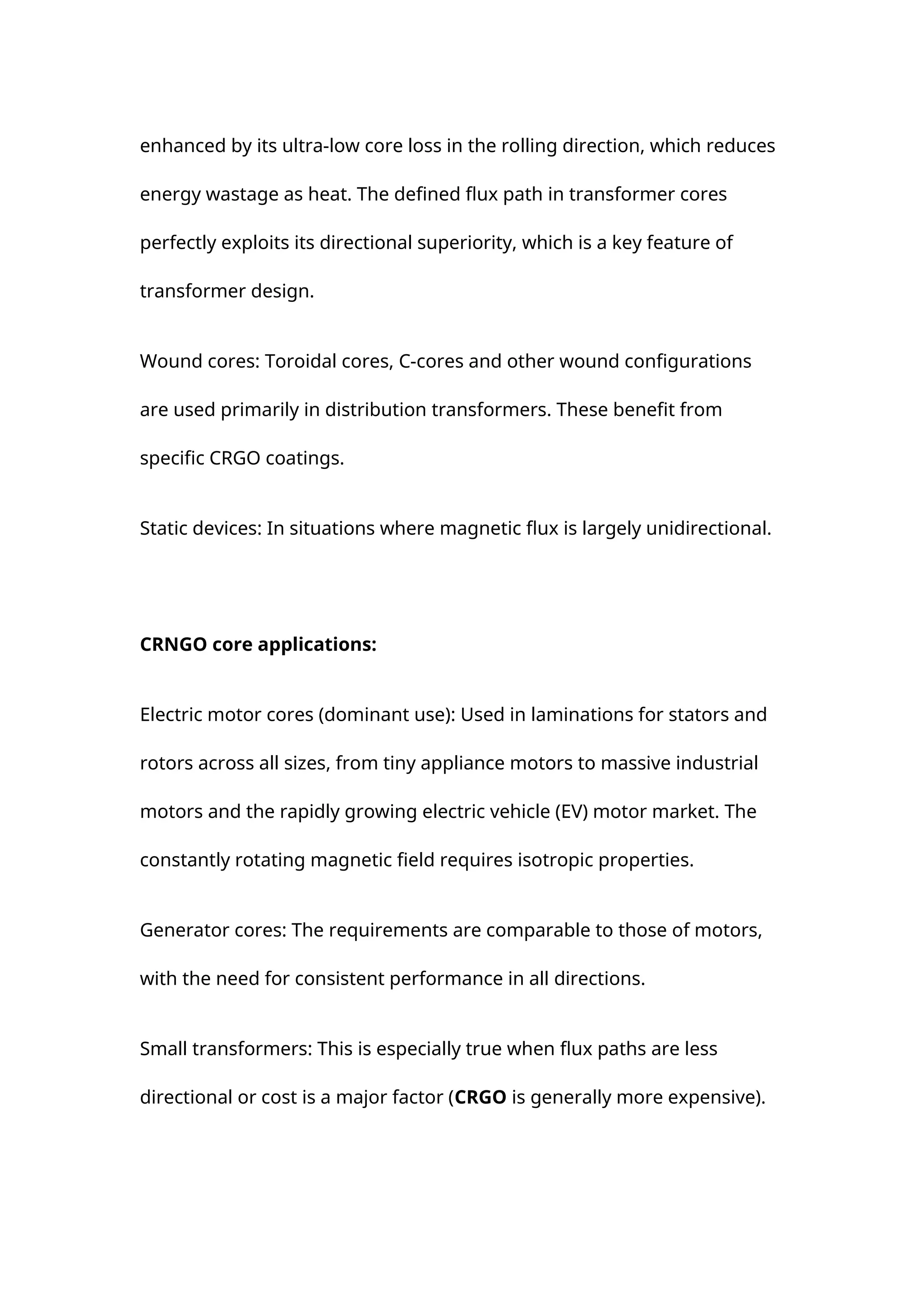 CRGO vs. CRNGO Understanding Grain-Oriented and Non-Oriented Electrical ...
