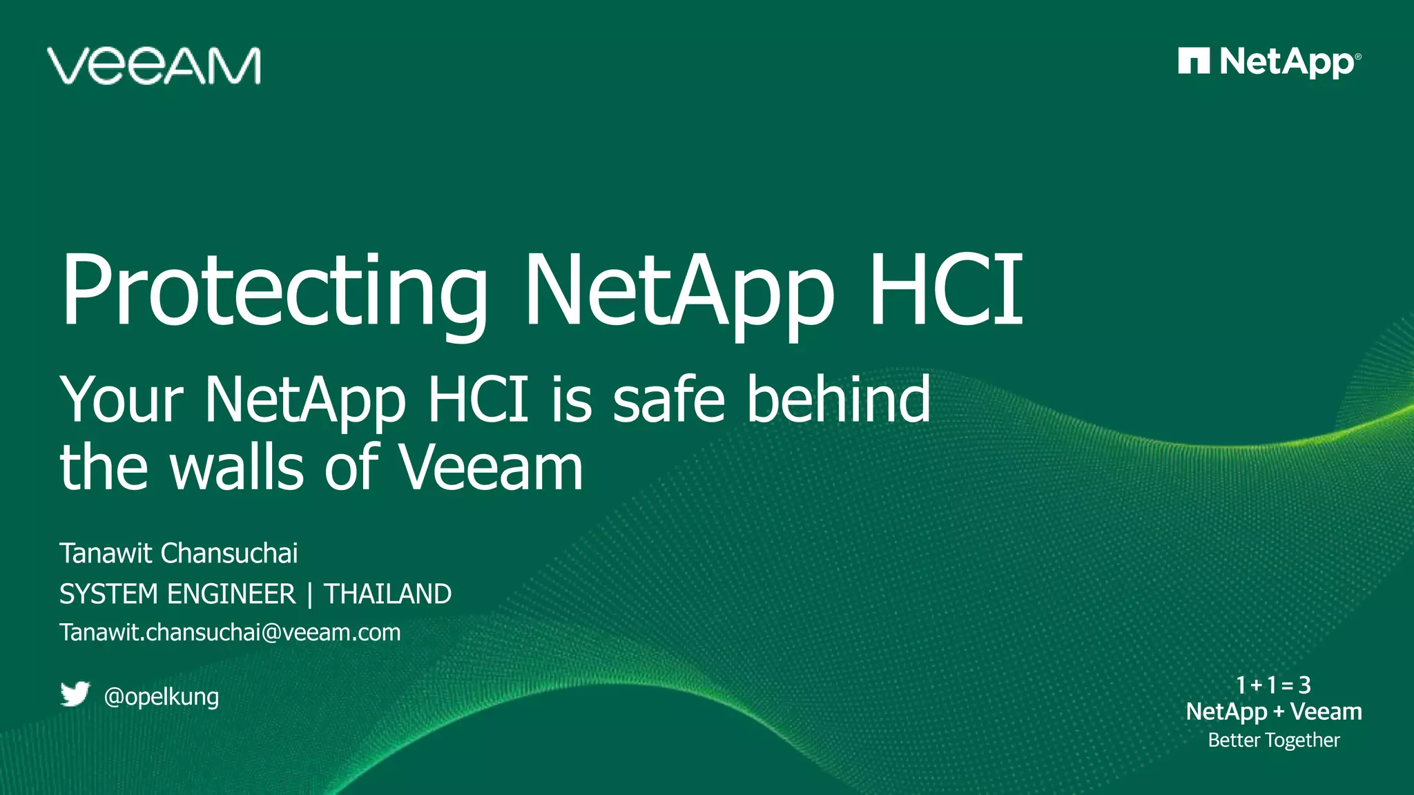 Netapp Hci Veeam Availability Platform Ppt