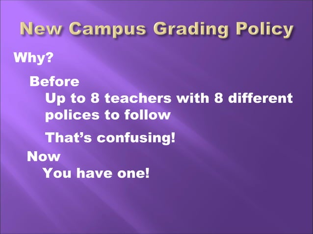 Crhs campus grading policies | PPT