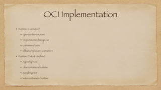 Introduction to CRI and OCI | PPT